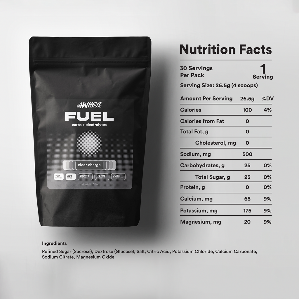 FUEL carbs + electrolytes (30 servings) – Wheyl Nutrition Co.