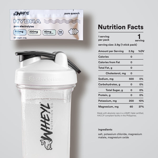 HYDRA pure electrolytes (1 stick) – Wheyl Nutrition Co.