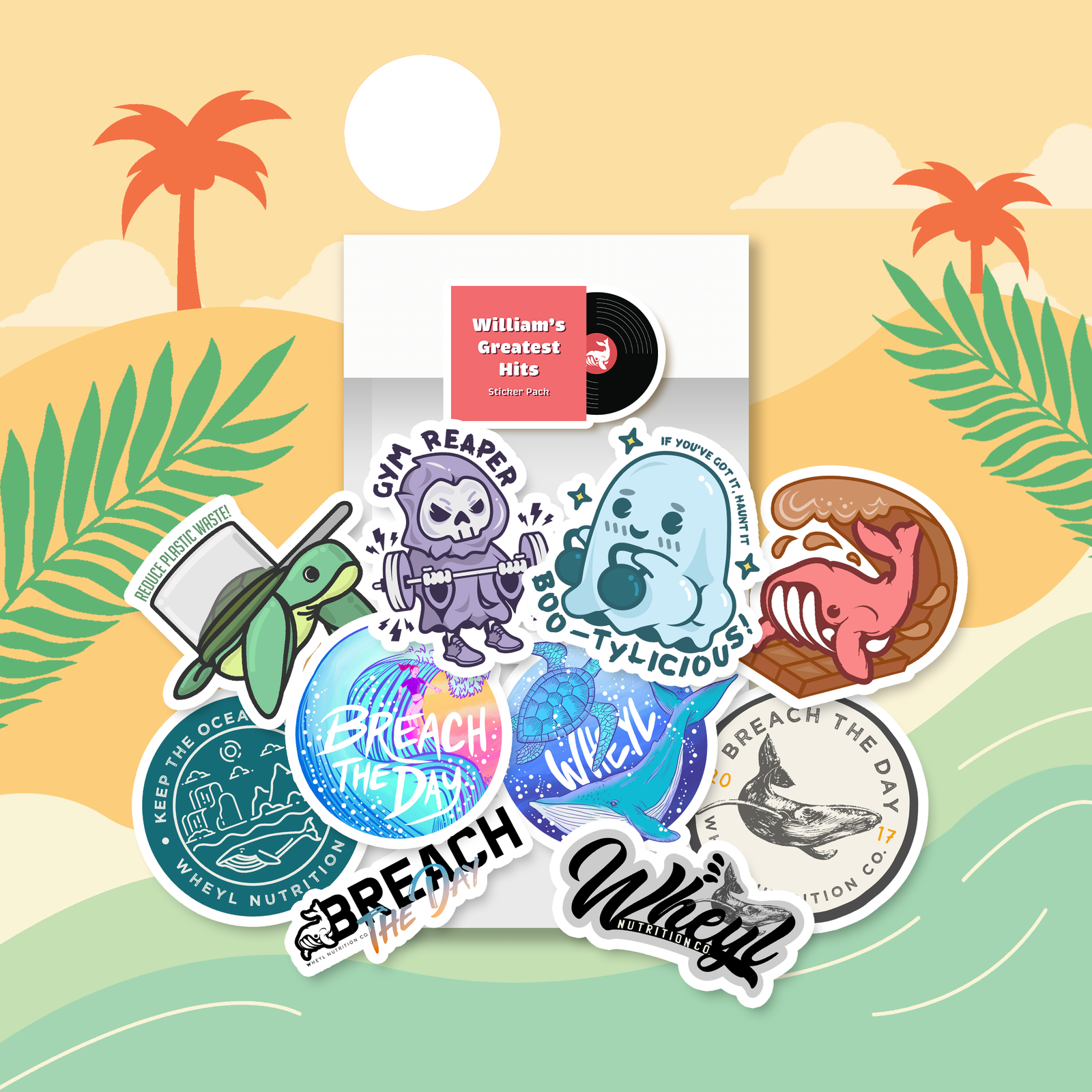 Wheyl's Greatest Hits Sticker Pack – Wheyl Nutrition Co.