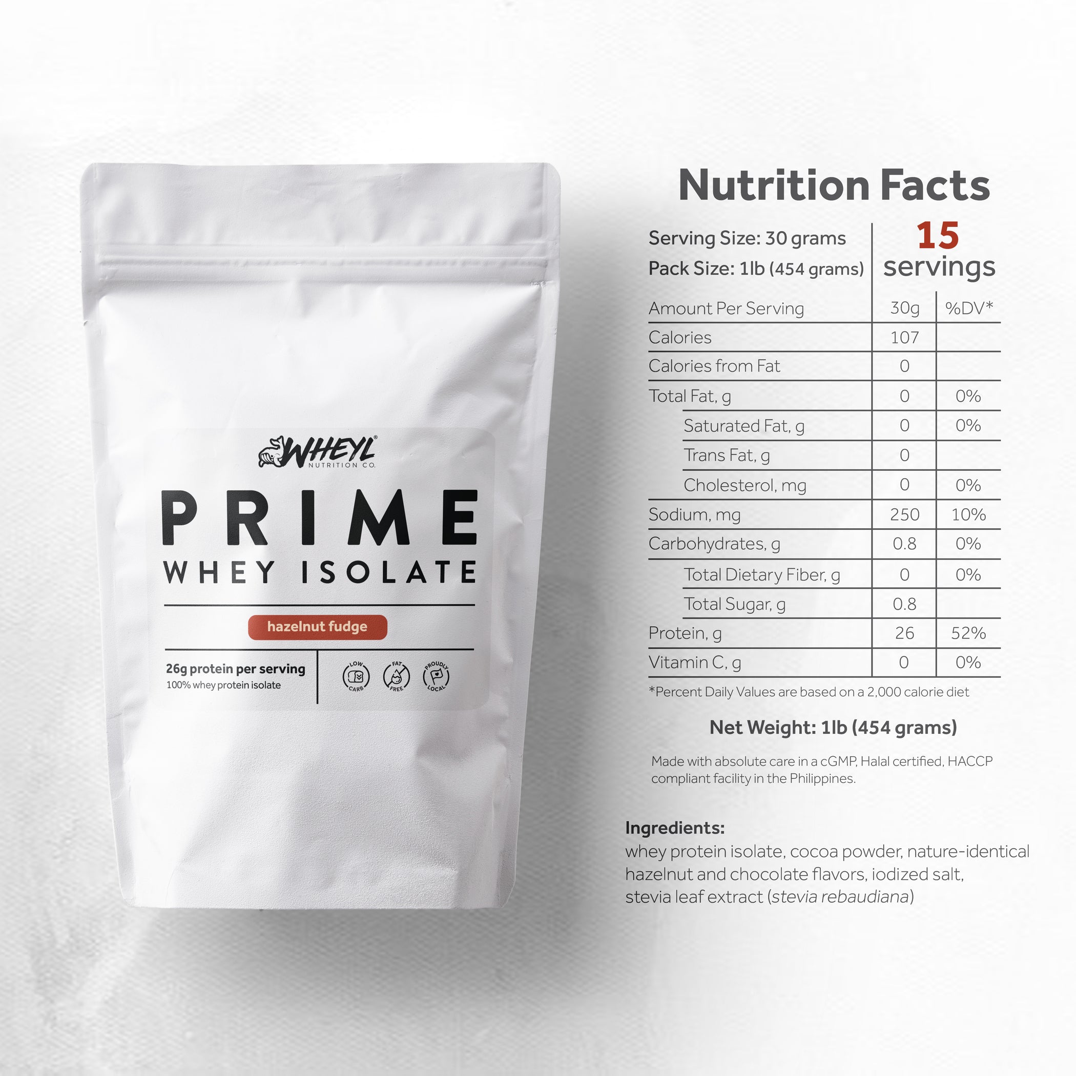 PRIME whey isolate (15 servings) – Wheyl Nutrition Co.